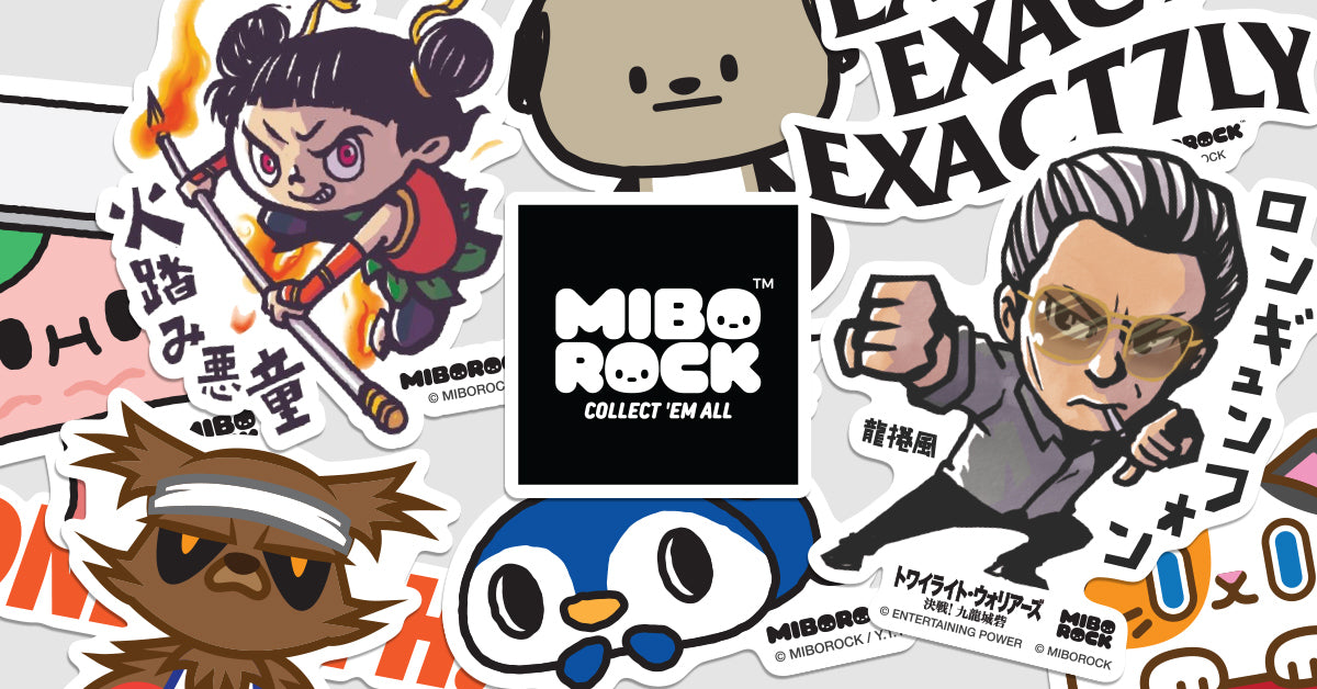 MIBOROCK – Limited Edition Stickers & Pop Culture Collaborations